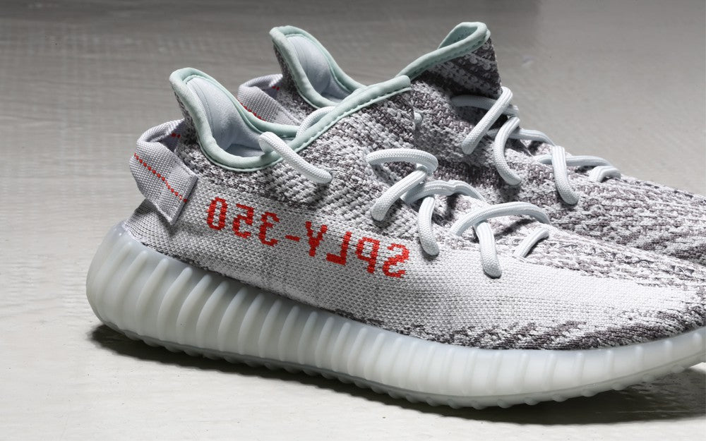 THE YEEZY BOOST 350 IN LIGHT BLUE