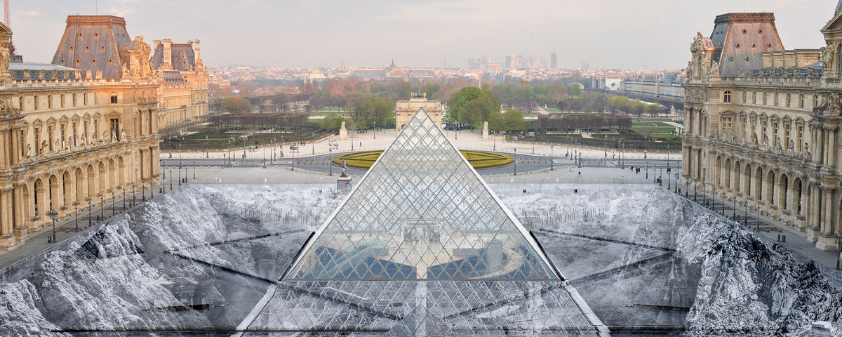 THE LOUVRE’S PYRAMID TURNS 30 AND FETES WITH A SPECIAL COLLAGE