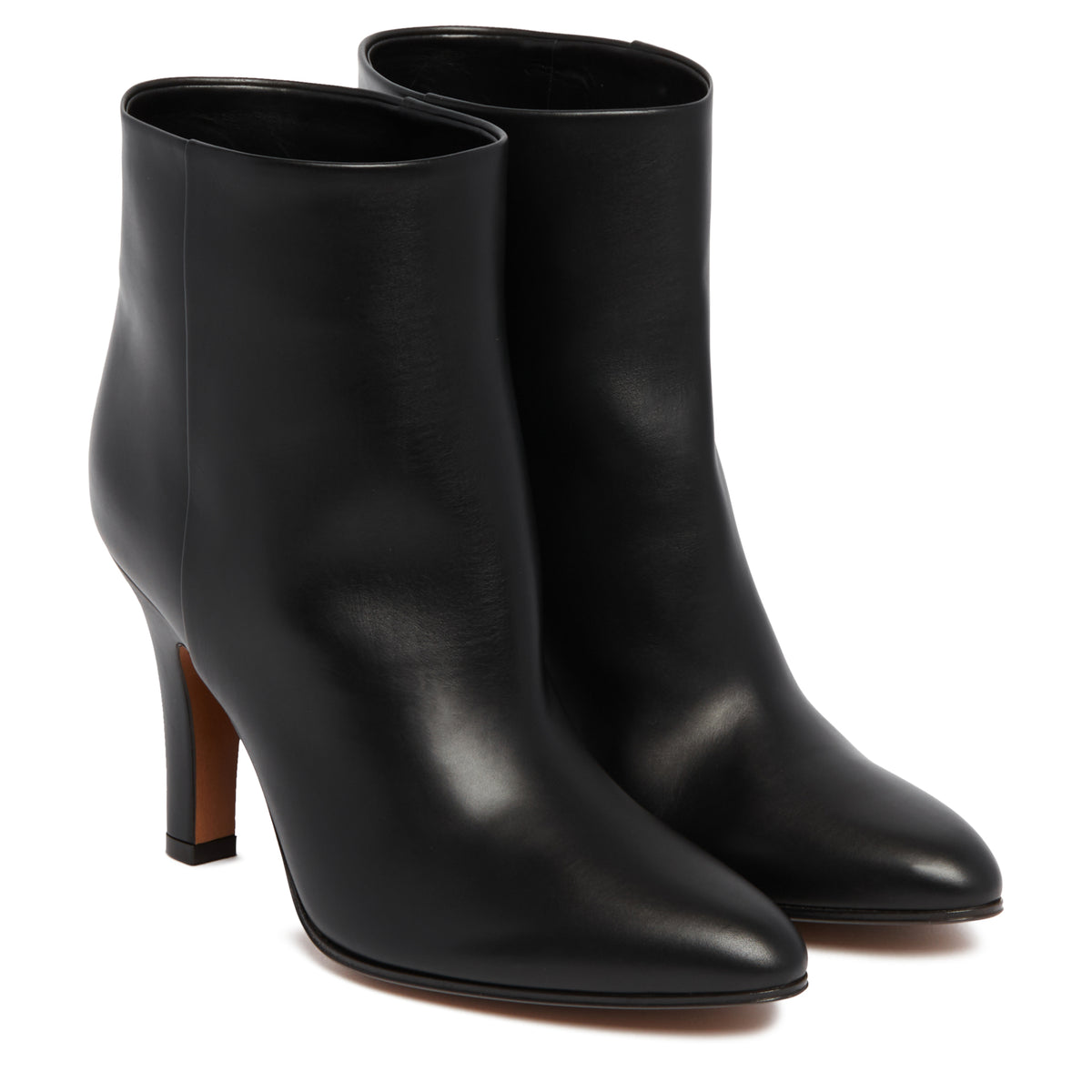 Prudens Black Leather Boots | THE ROW - Antonia