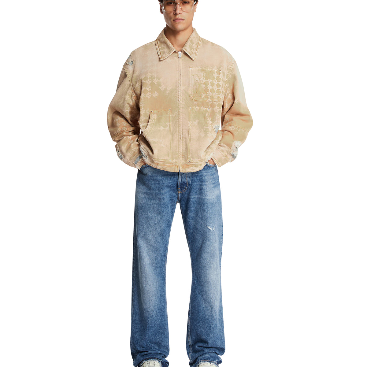 Beige Work Jacket | AMIRI - Antonia