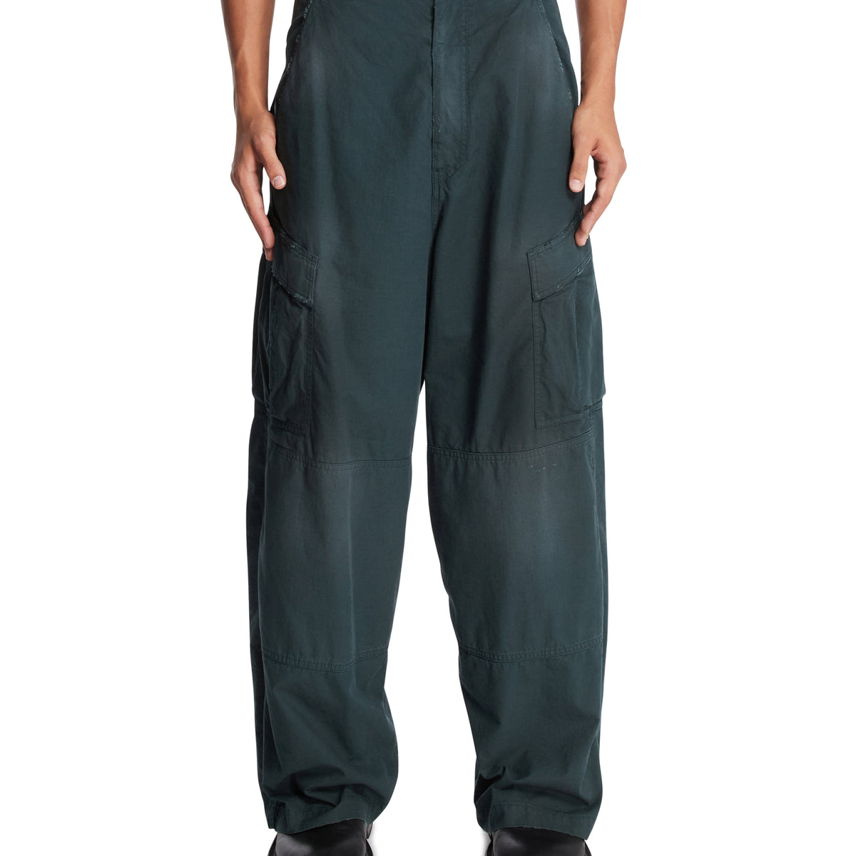 Green Wide Cargo Pants | BALENCIAGA - Antonia