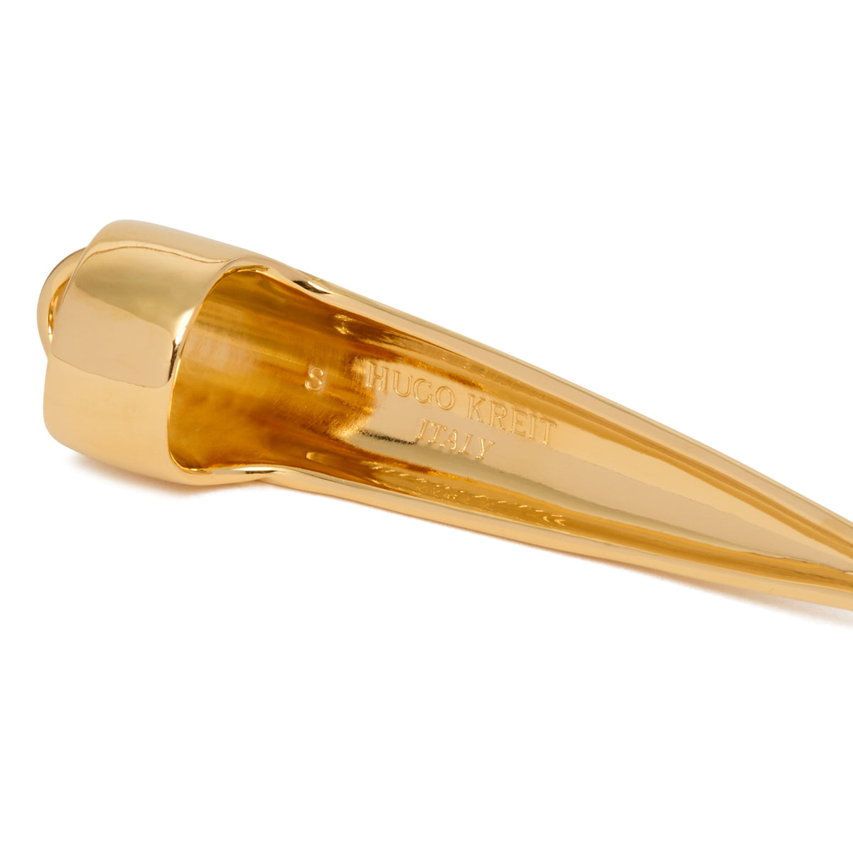 Gold-Plated Nail Ring | HUGO KREIT - Antonia