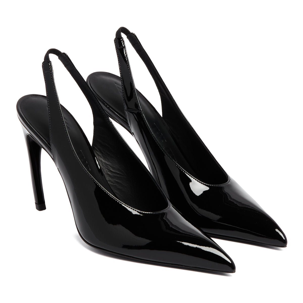 Black Viper Slingback Pumps | THE ATTICO - Antonia