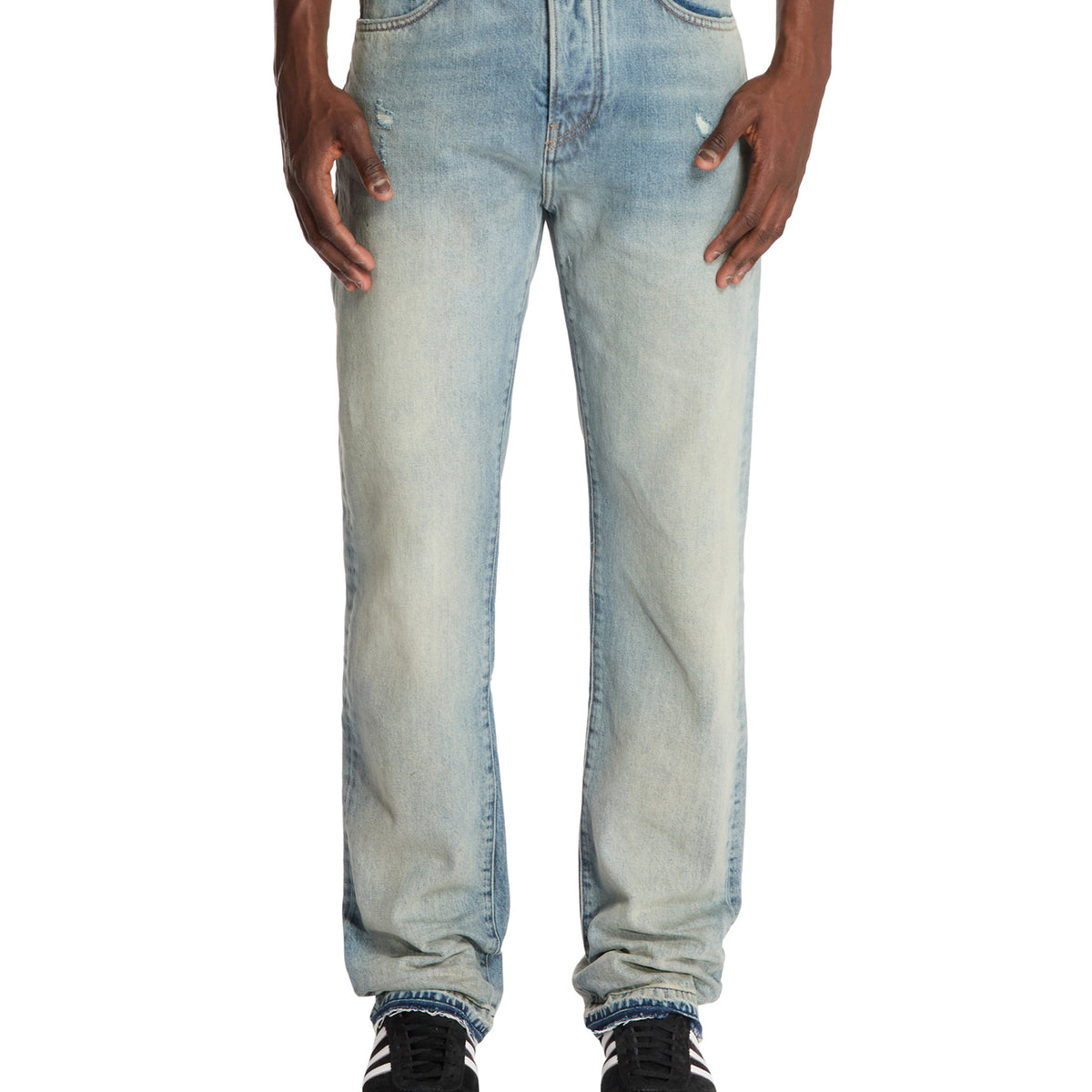 Blue Straight-Leg Jeans | AMIRI - Antonia