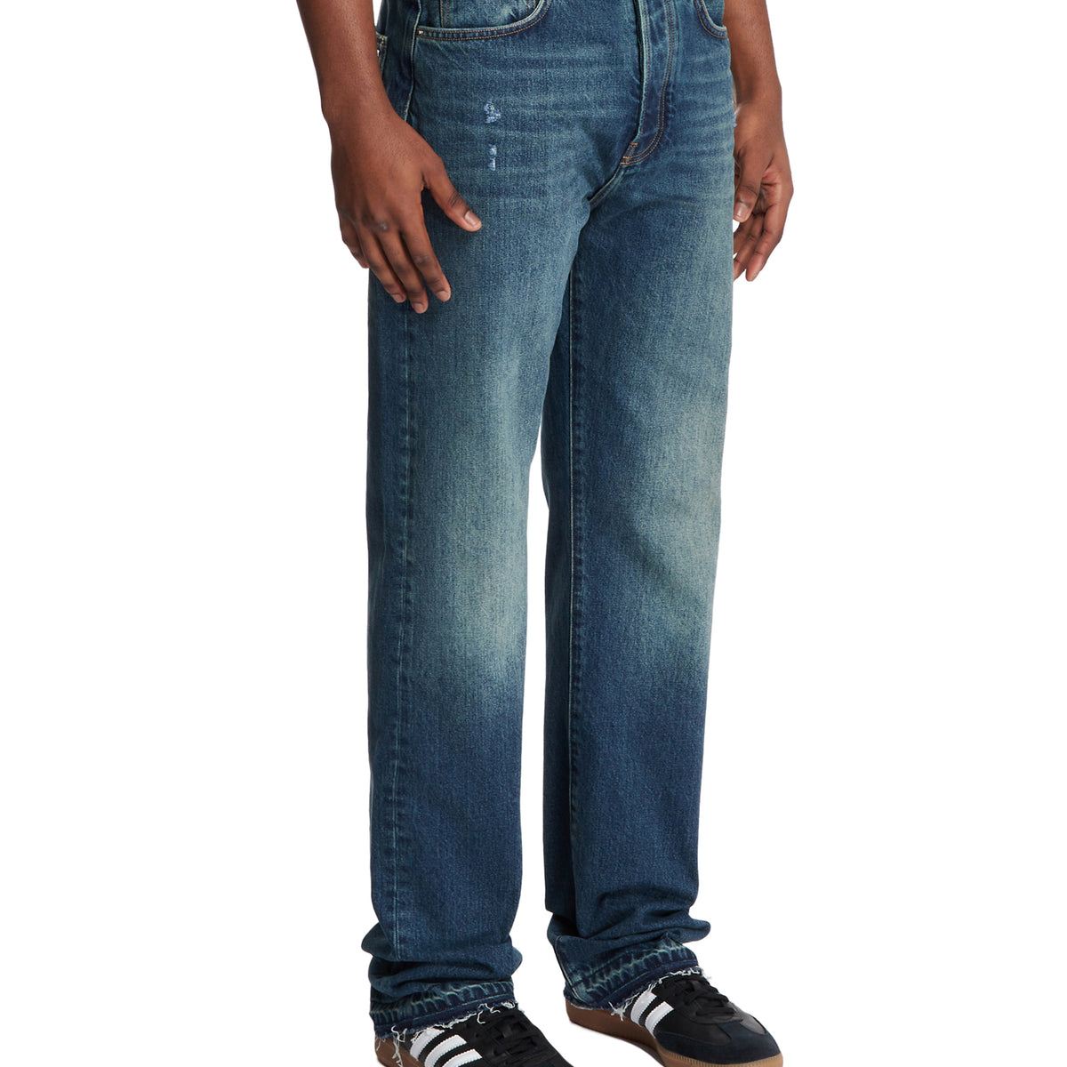 Blue Straight-Leg Jeans | AMIRI - Antonia