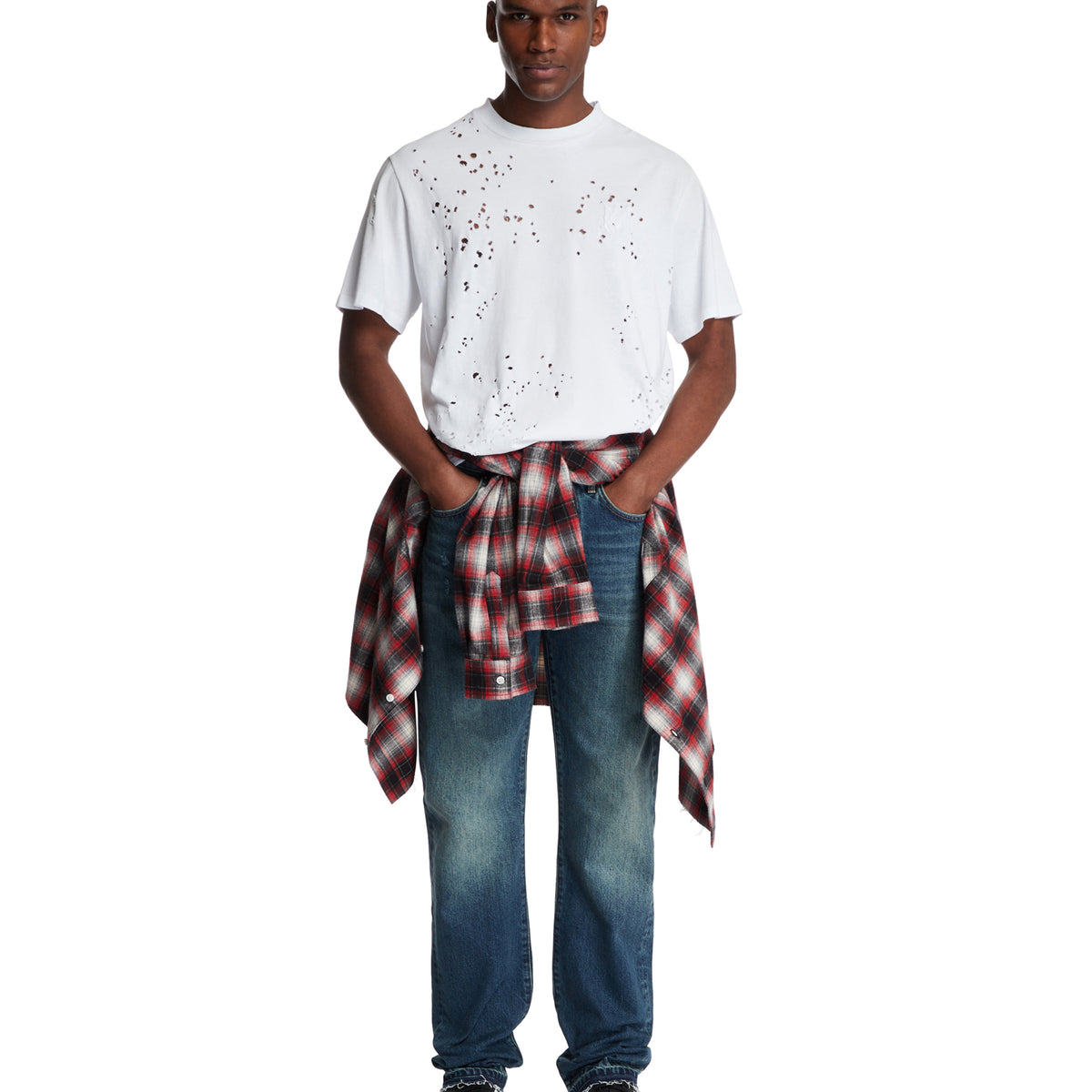 Blue Straight-Leg Jeans | AMIRI - Antonia