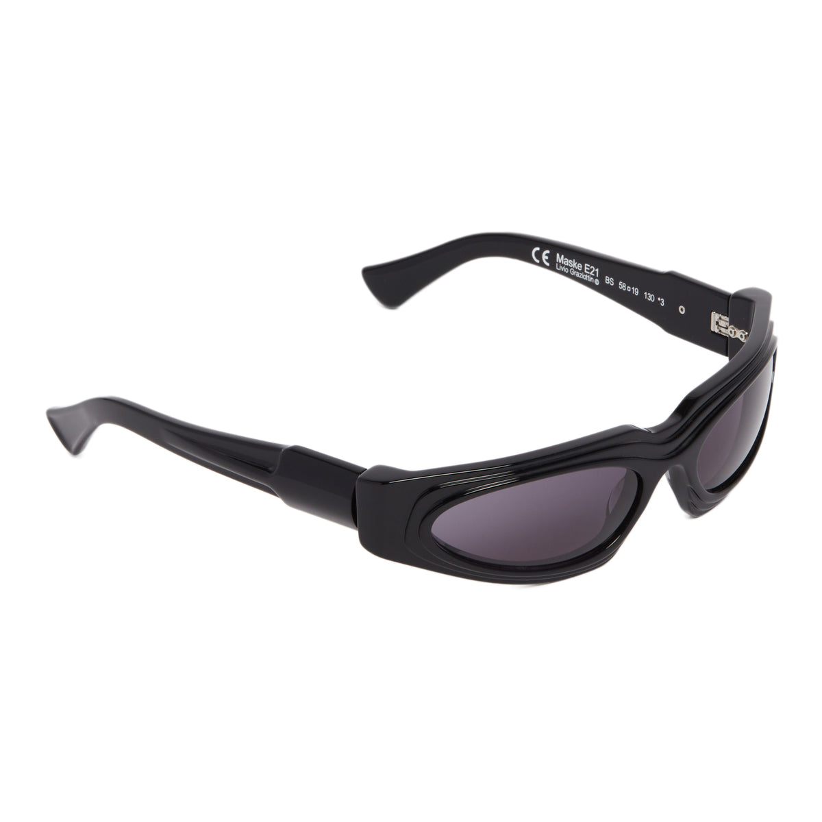 Black Mask E21 Sunglasses | KUBORAUM - Antonia