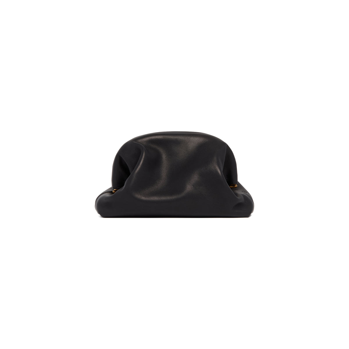 Black Mira Leather Clutch | THE ROW - Antonia