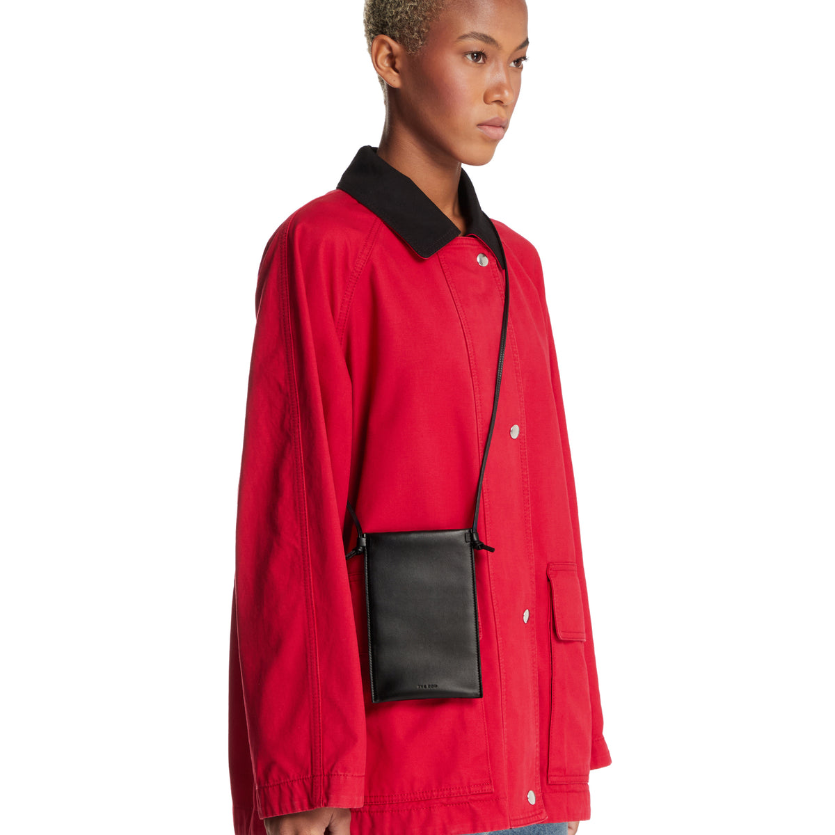 Black Camie Crossbody Case | THE ROW - Antonia