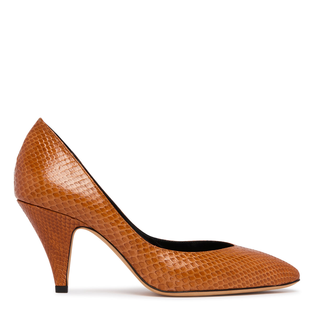 Beige Haze Leather Pumps | JUDE - Antonia