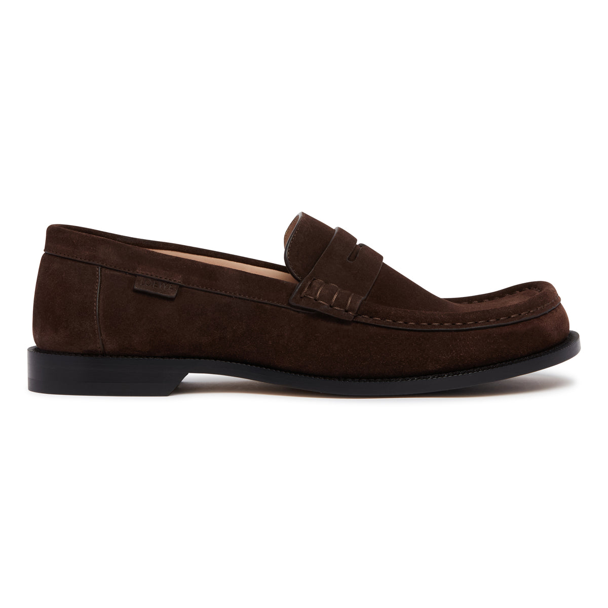 Brown Campo Suede Loafers | LOEWE - Antonia